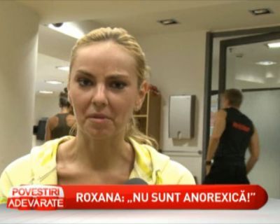Acasă - Roxana Ionescu s-a urcat pe cantar ca sa demonstreze ca nu e anorexica - VIDEO