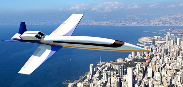 Avionul supersonic ar putea fi lansat in 4 ani. Zboara de 2 ori mai ...